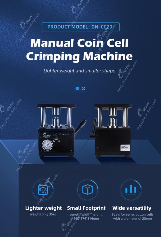 Lab Coin Cell Assembly Machine Hydraulic Manual Sealer Crimper ...